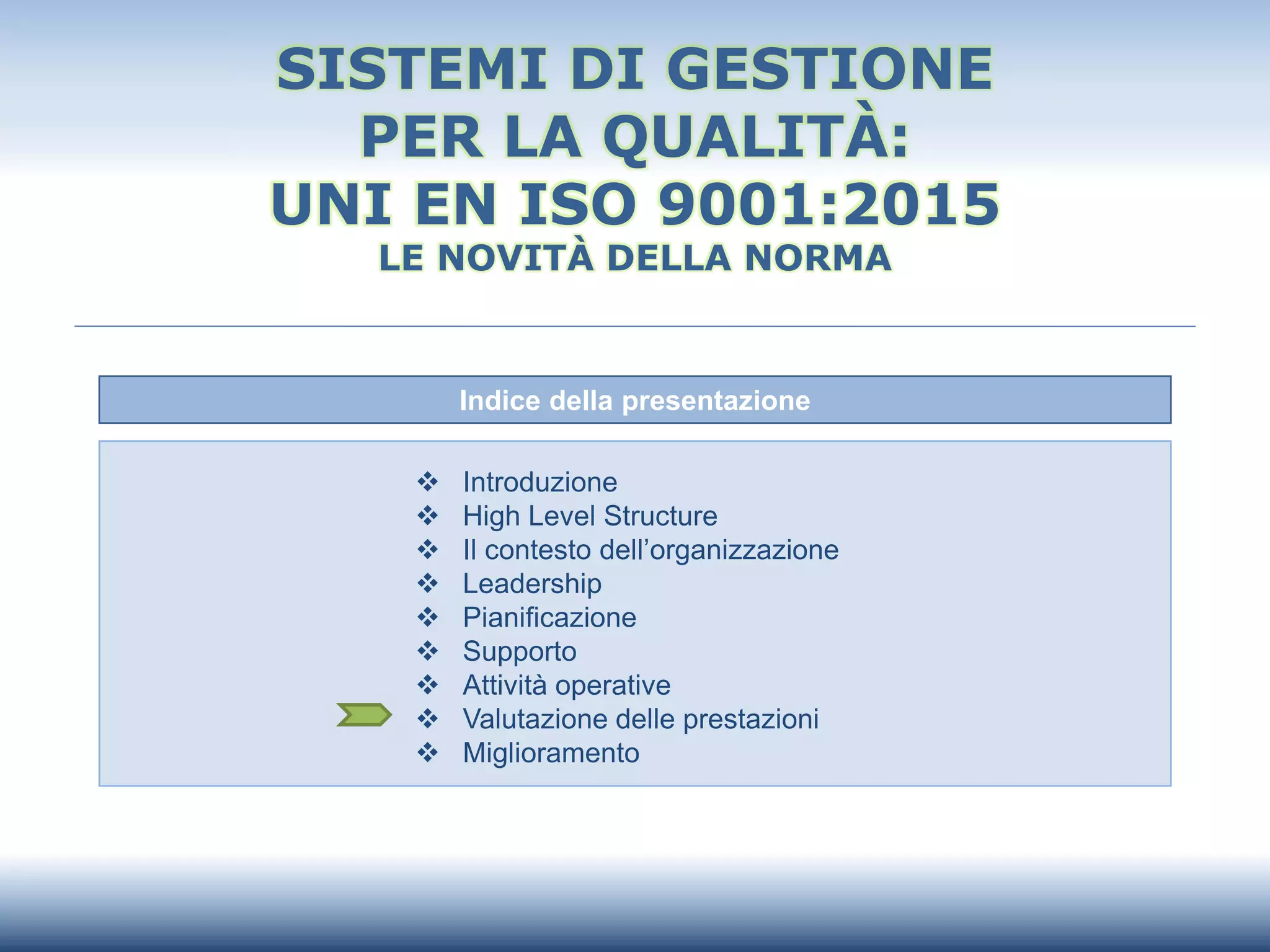 La nuova norma ISO 9001:2015 | PDF