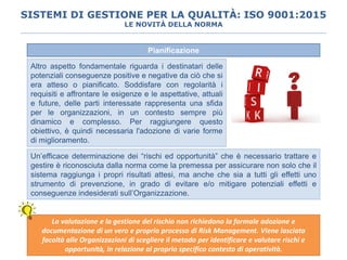 La nuova norma ISO 9001:2015 | PDF