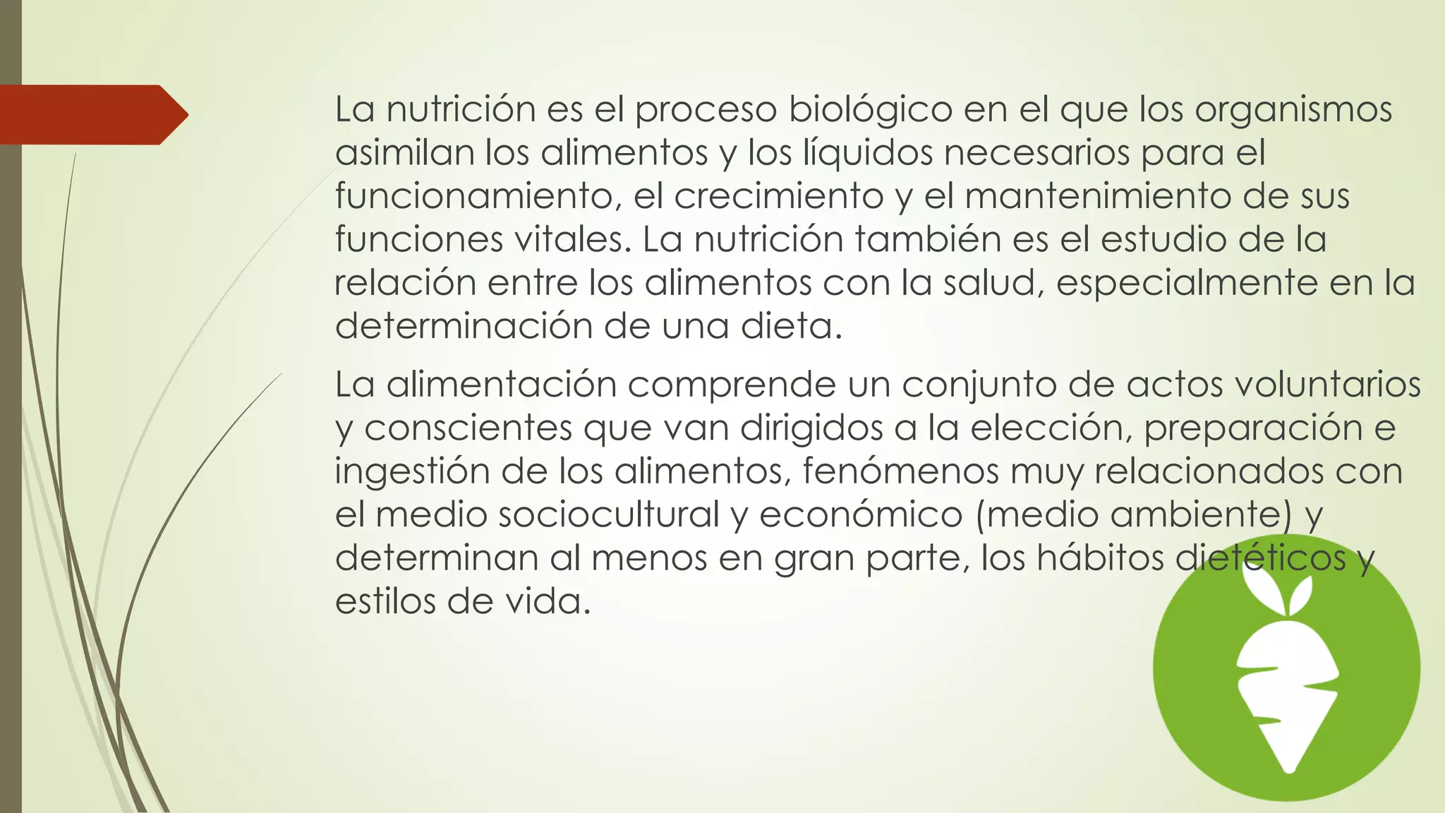 La nutrición humana | PPT