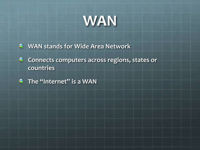 Lan vs wan | PPT