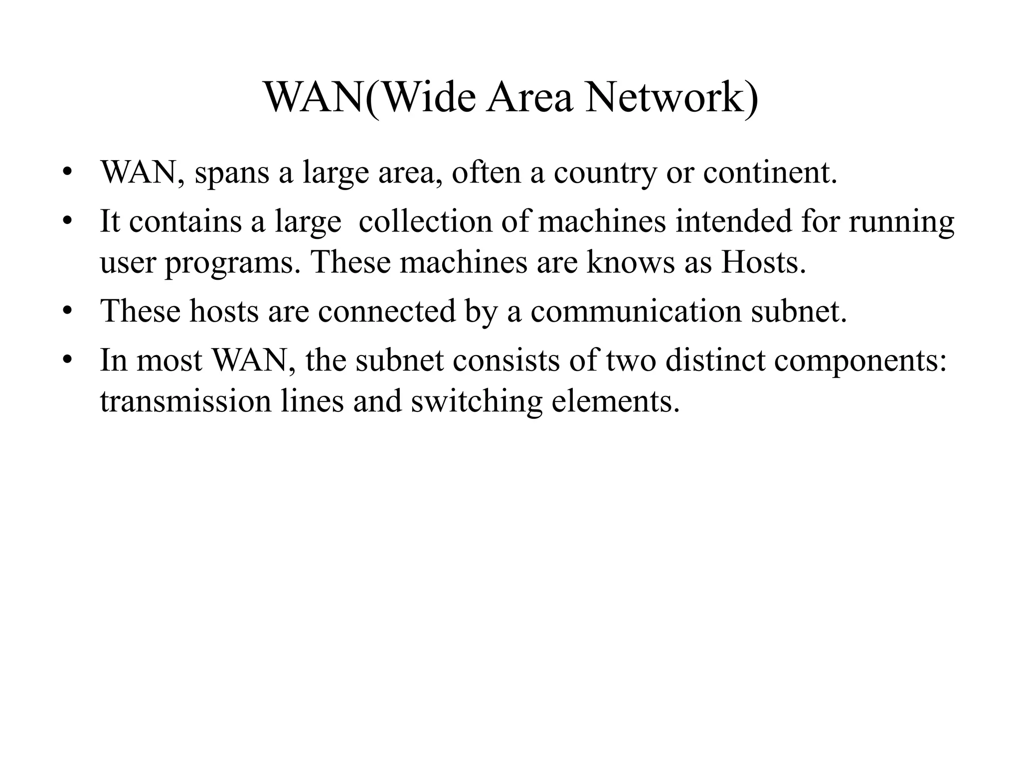 LAN, WAN, MAN | PPTX