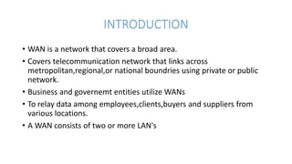 Lan and wan technology | PPTX | Computer Networking | Computing