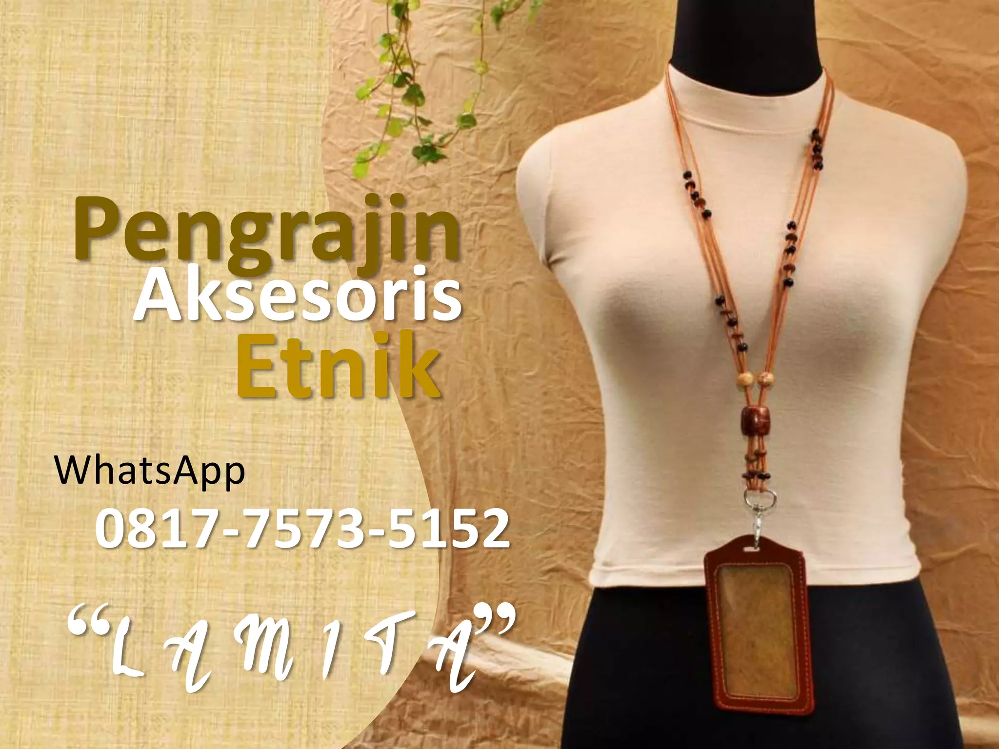 Lanyard Id Card Tali warna Coklat.pdf