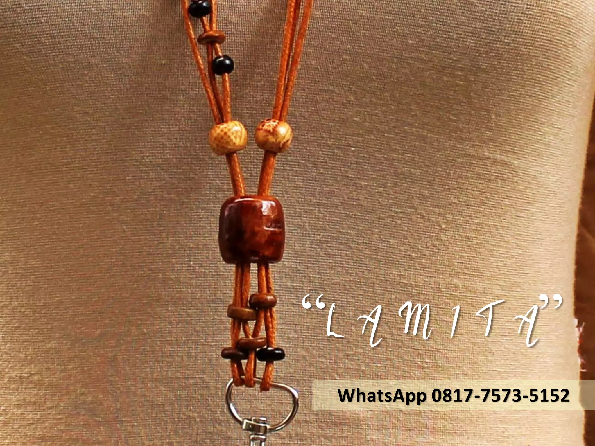 Lanyard Id Card Tali warna Coklat.pdf