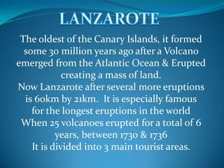 Lanzarote | PPTX