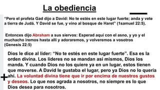 la obediencia del lider. es la llave que te hara alcanzar las ...