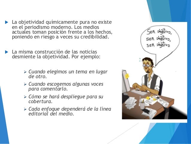 La objetividad en el periodismo
