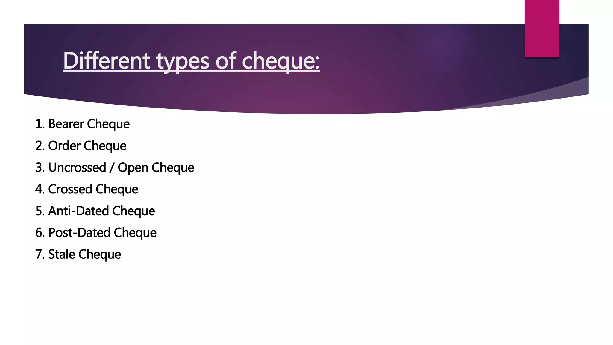 DISHONOUR OF CHEQUES | PPTX