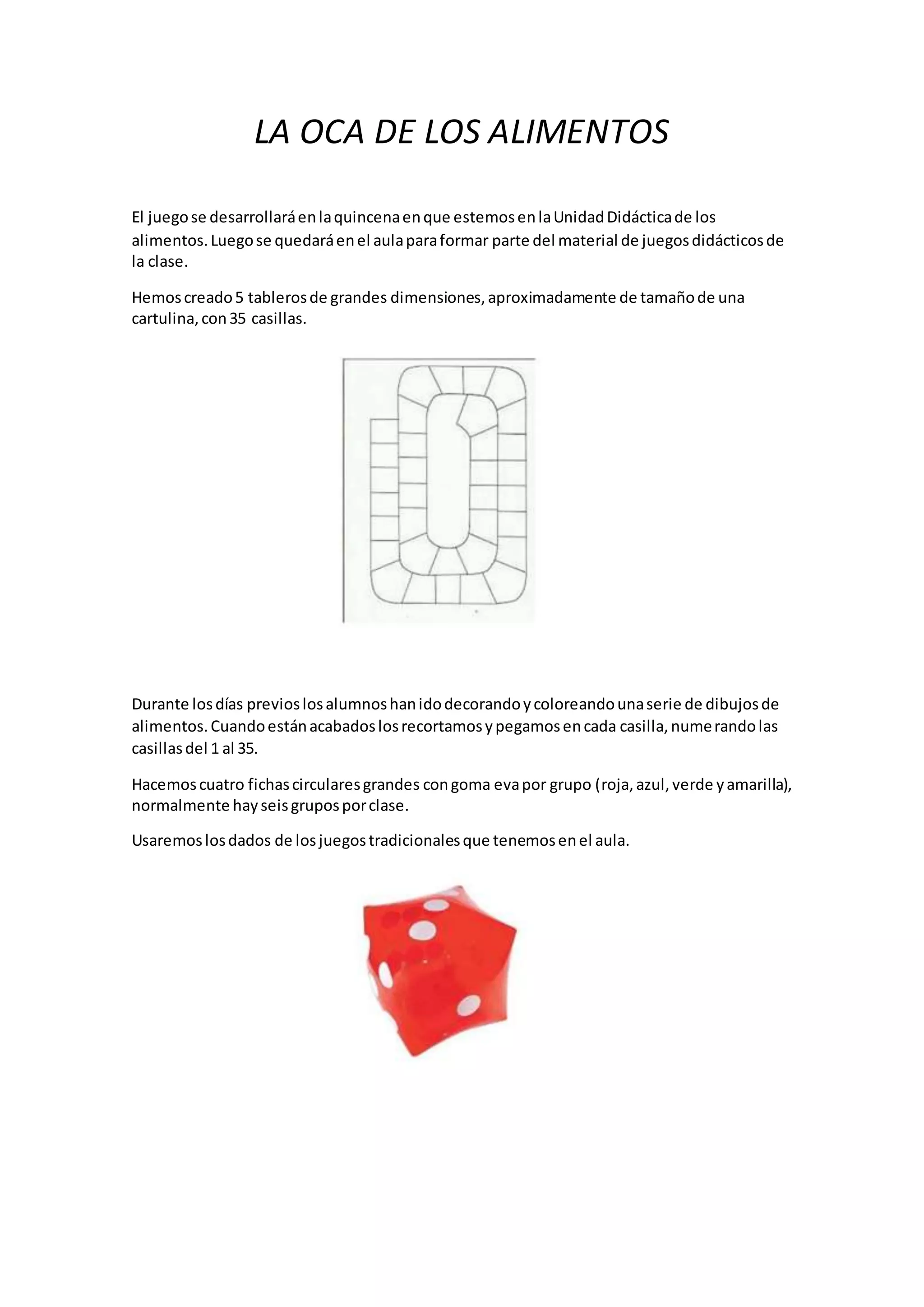 La oca de los alimentos | DOCX