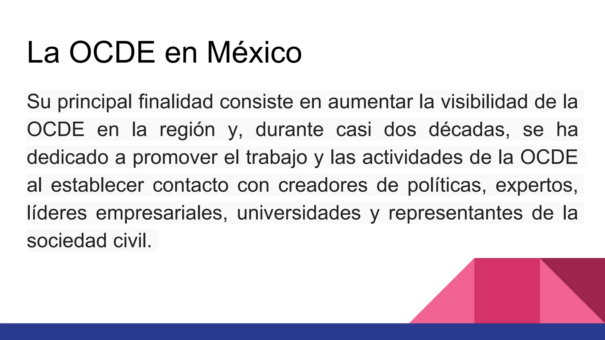 La ocde | PPT