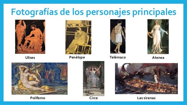 La Odisea. Personajes