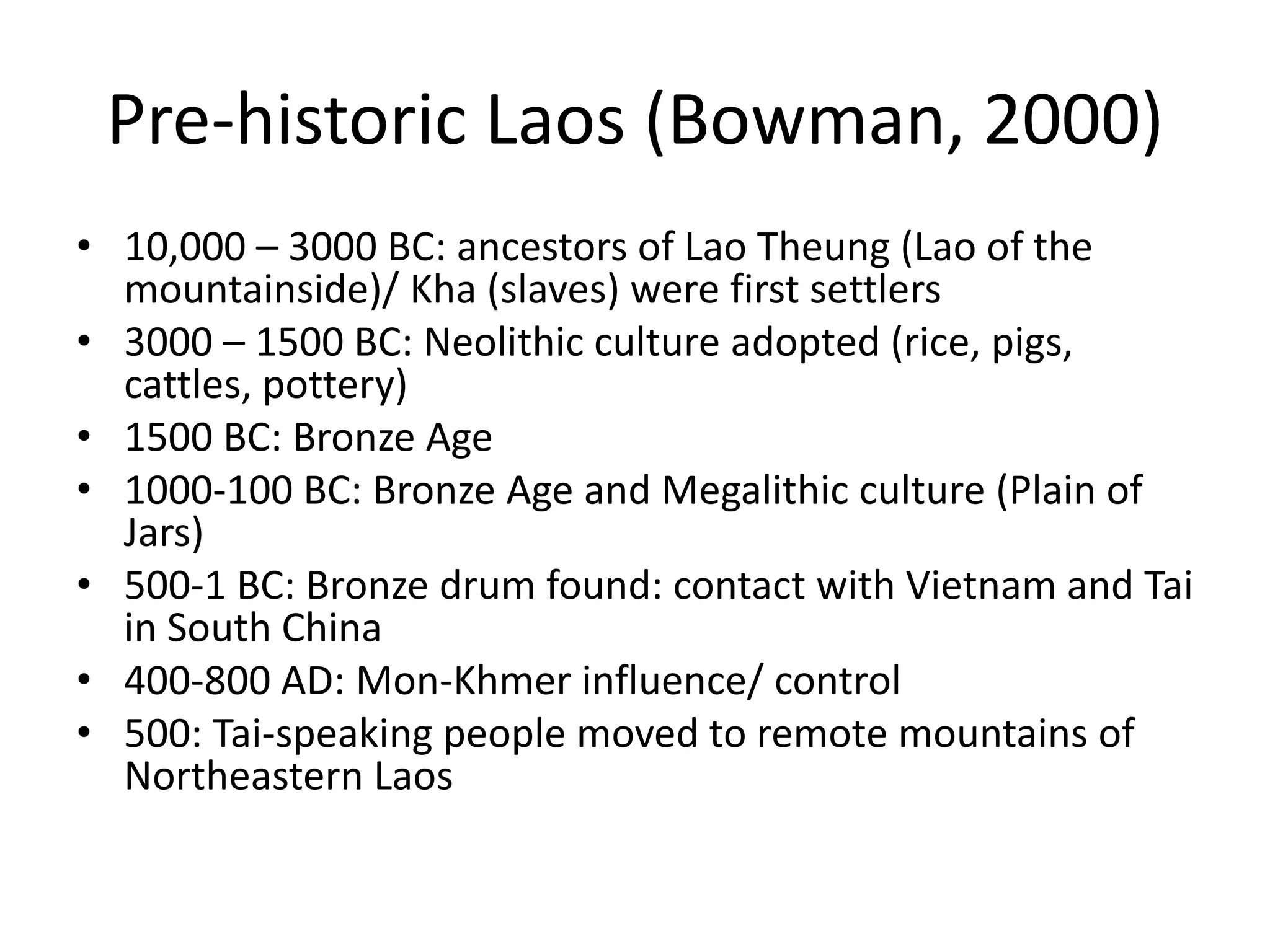 Lao ethnicity, dynasty, and nation | PDF