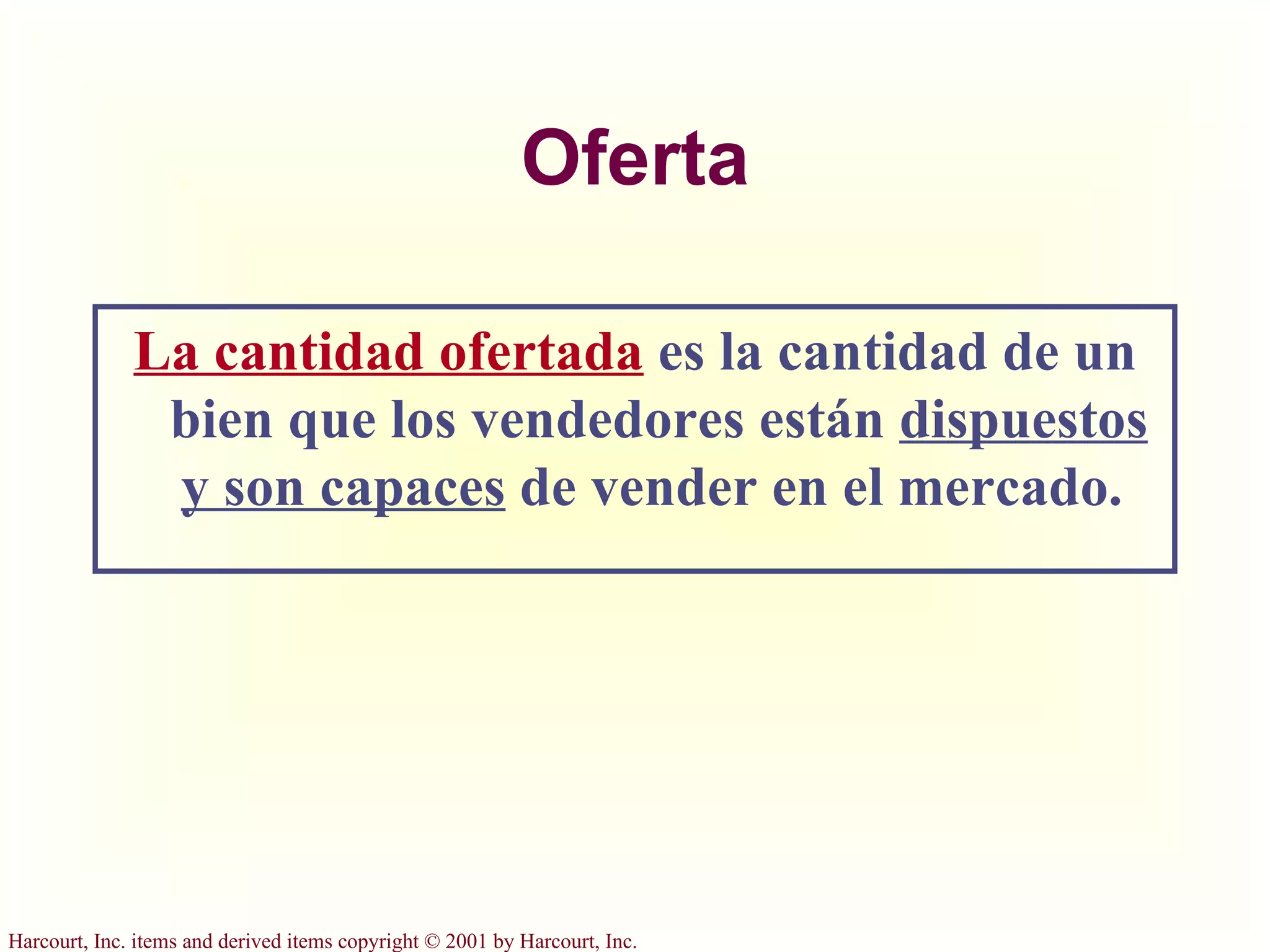 La oferta y la demanda | PPT | Commodities | Economy