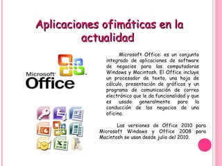 La ofimaticas | PPT