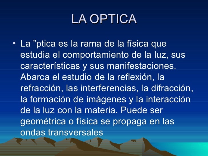 La Optica