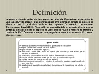 La oración | PPTX