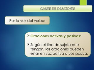 La oración, partes y clases de oraciones.ppt