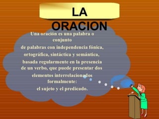 La oración simple | PPTX