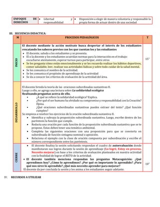 LA ORACION SUBORDINADA.docx | Educational Assessment | Education