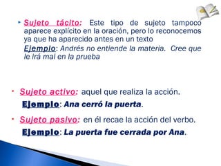 La oracion y sus partes | PPT