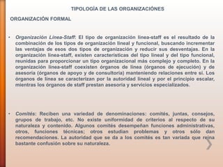 La organización | PPTX