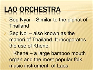 Music of Laos, Vietnam and Singapore | PPT