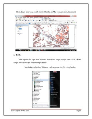 BUFFER pada ARCGIS 10.0 | PDF