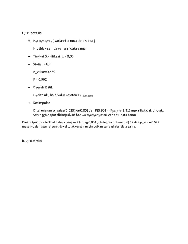 Laporan Metode Statistika | PDF