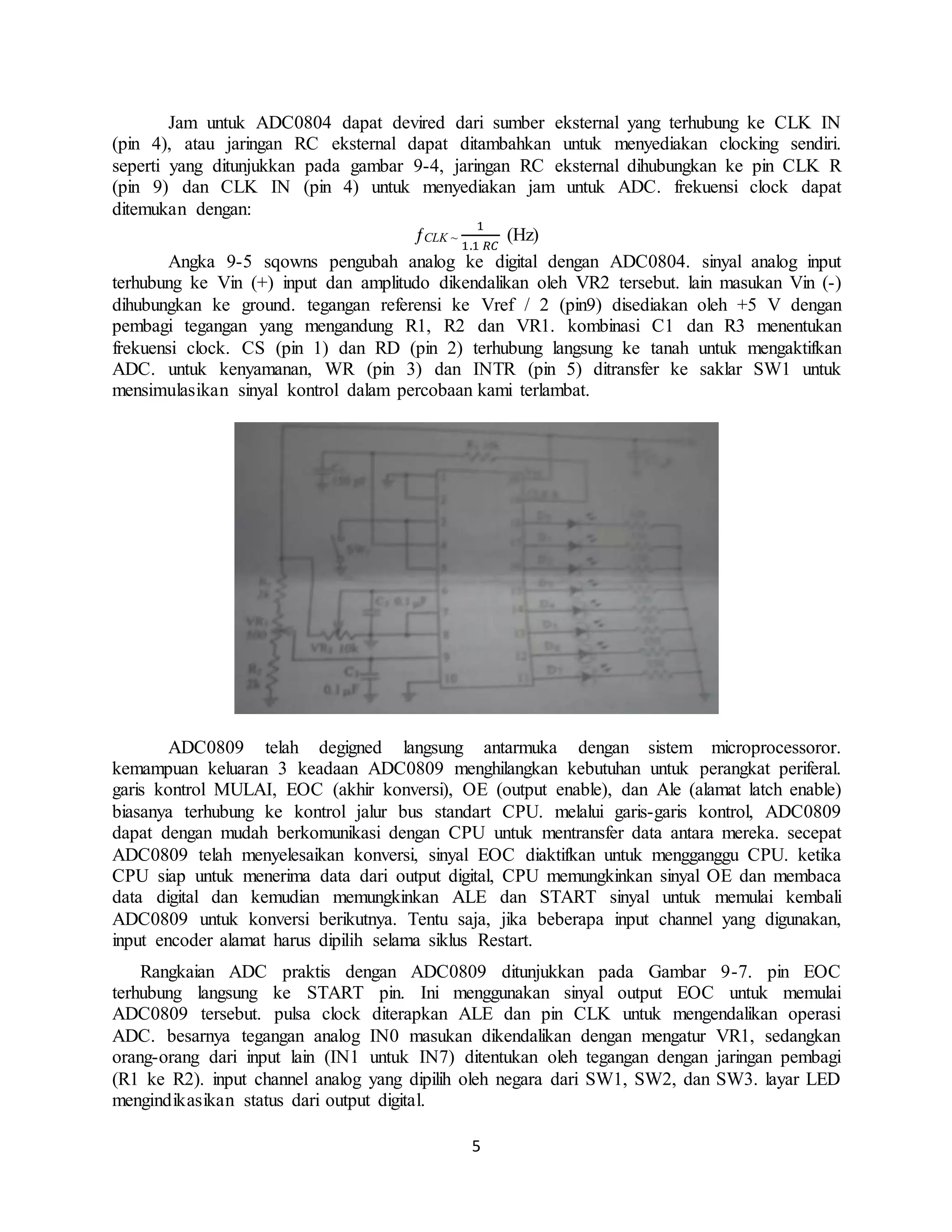 Lap. das. telekomunikasi 03 adc | PDF
