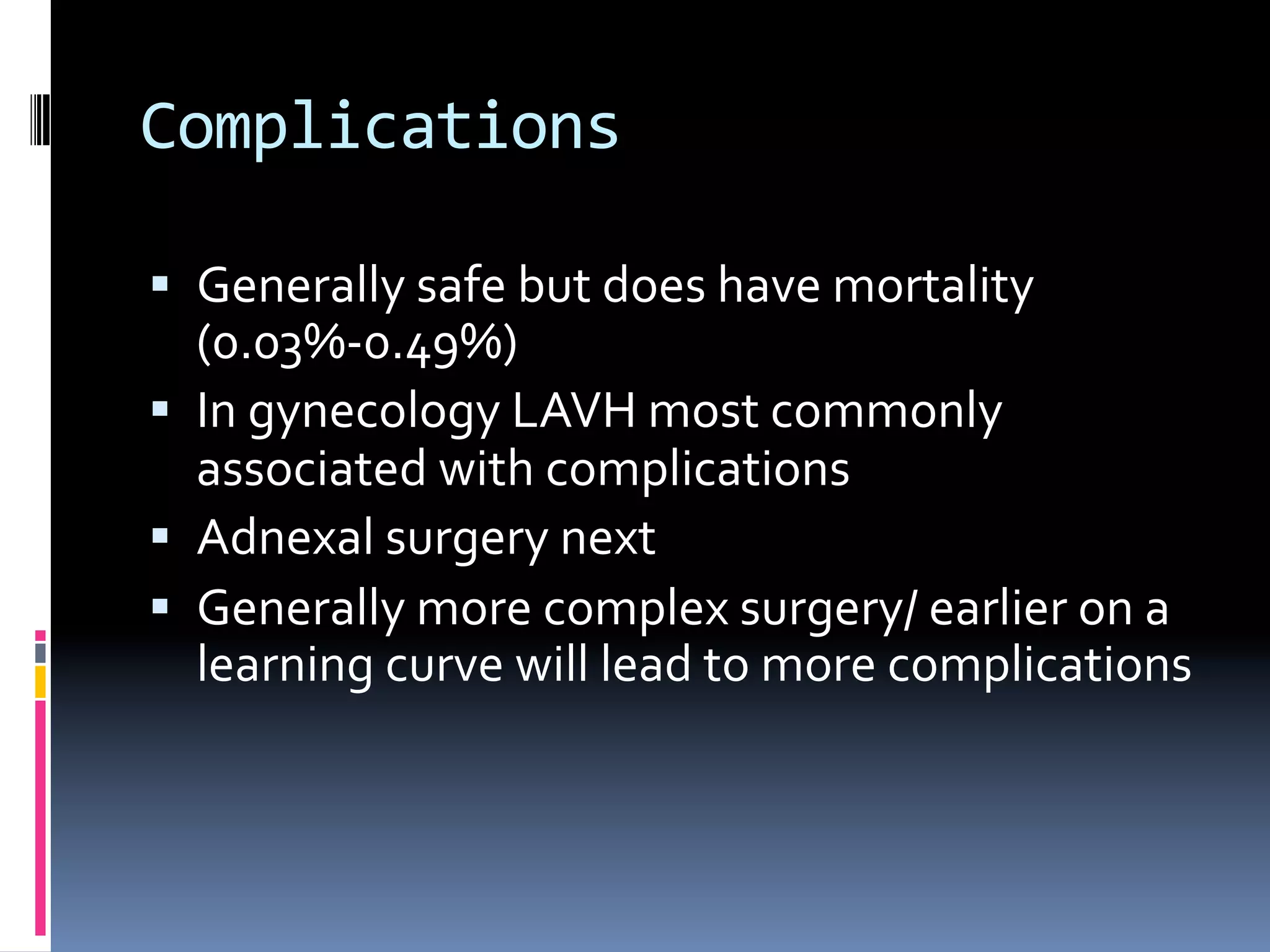 Lap anatomy and complications2012 | PPT