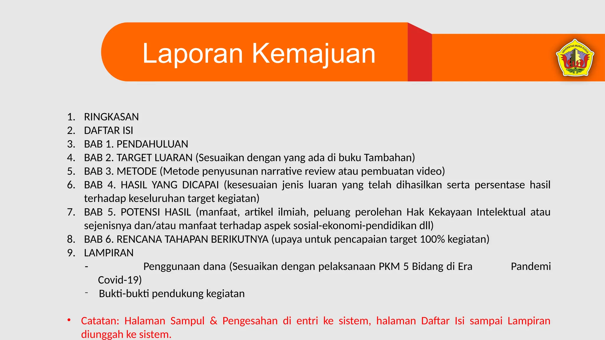 LAP. KEMAJUAN PKM LAP. KEMAJUAN PKM.pptx