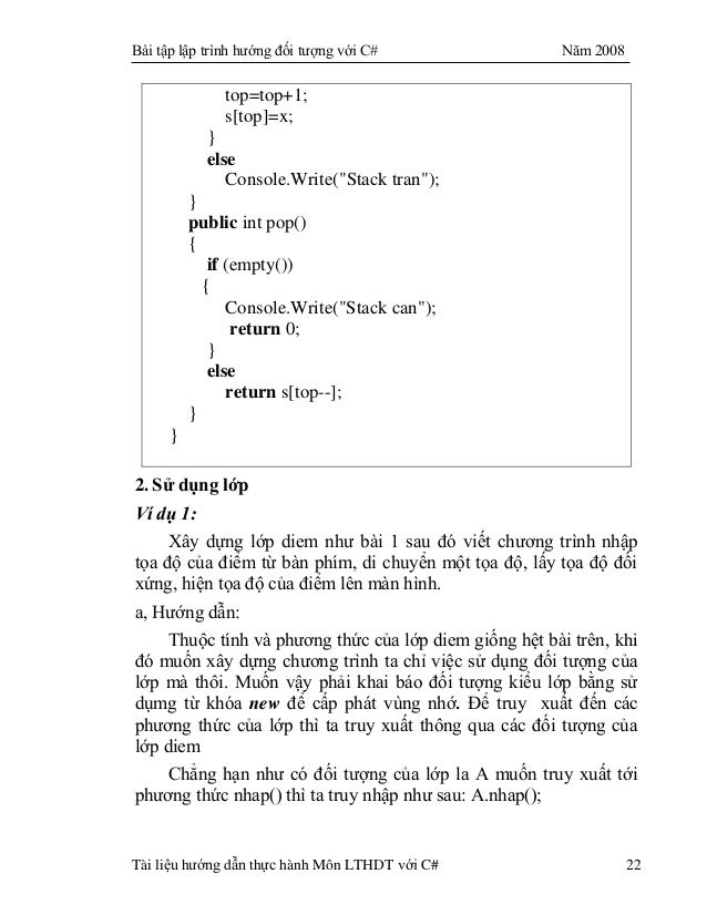 Lap trinh-huong-doi-tuong-bang-c#