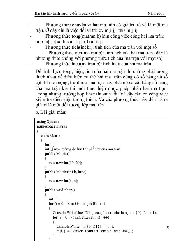 Lap trinh-huong-doi-tuong-bang-c#