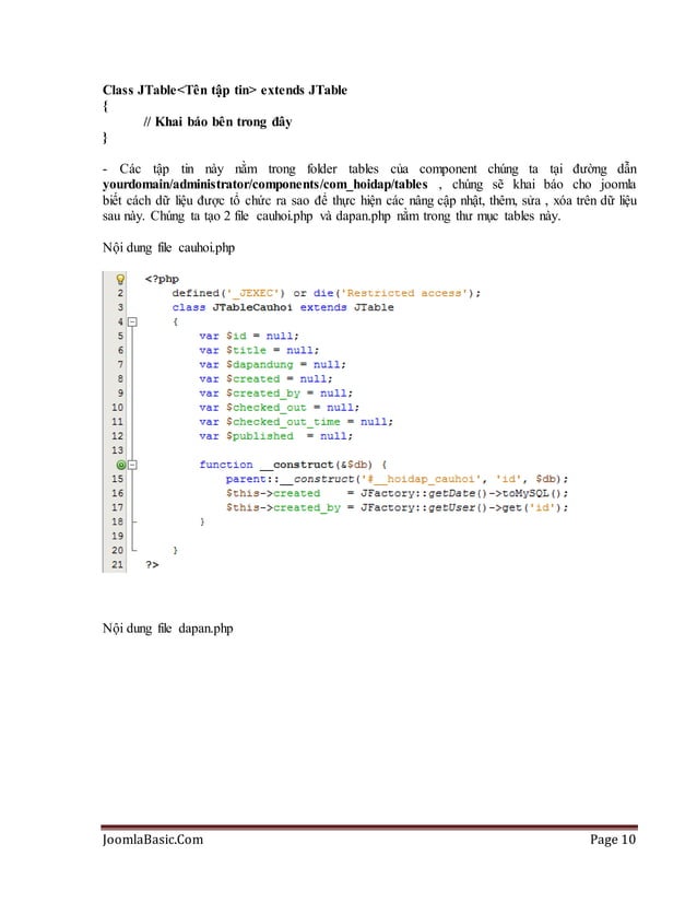 Lap trinh-joomla-15-theo-mo-hinh-mvc | PDF