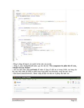 Lap trinh-joomla-15-theo-mo-hinh-mvc | PDF
