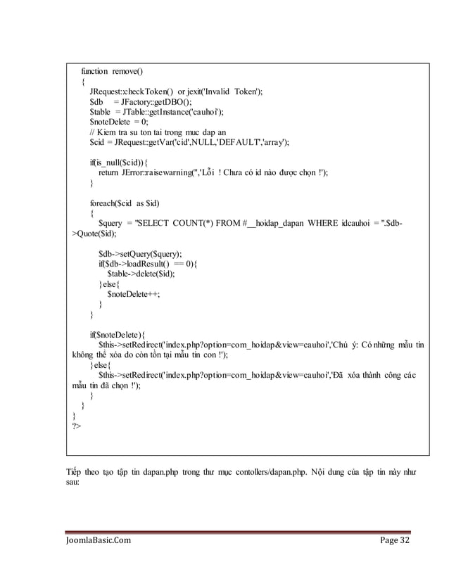 Lap trinh-joomla-15-theo-mo-hinh-mvc | PDF