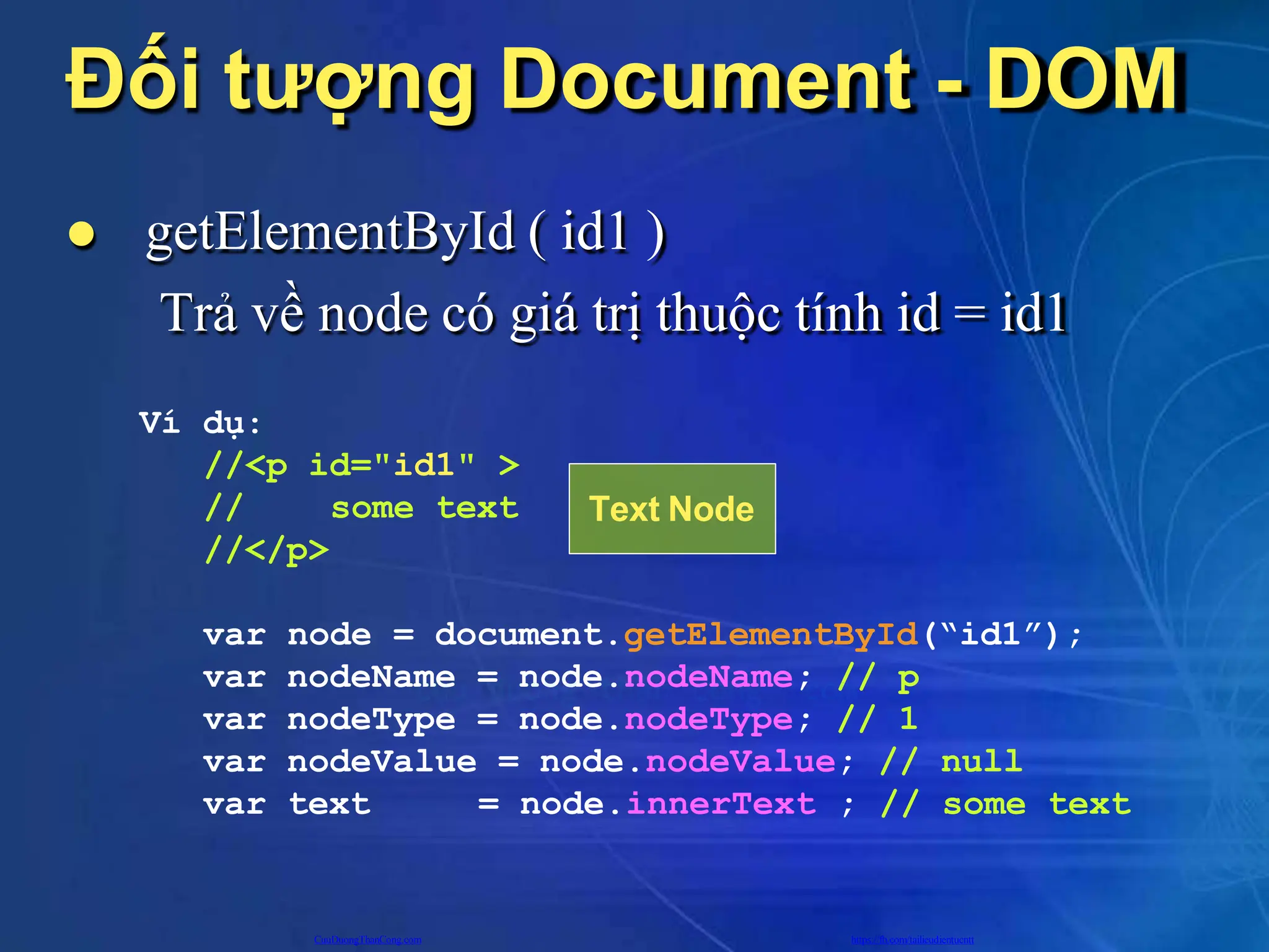 Tài liệu hướng dẫn sử dụng javascript cho lập trình web | PPTX