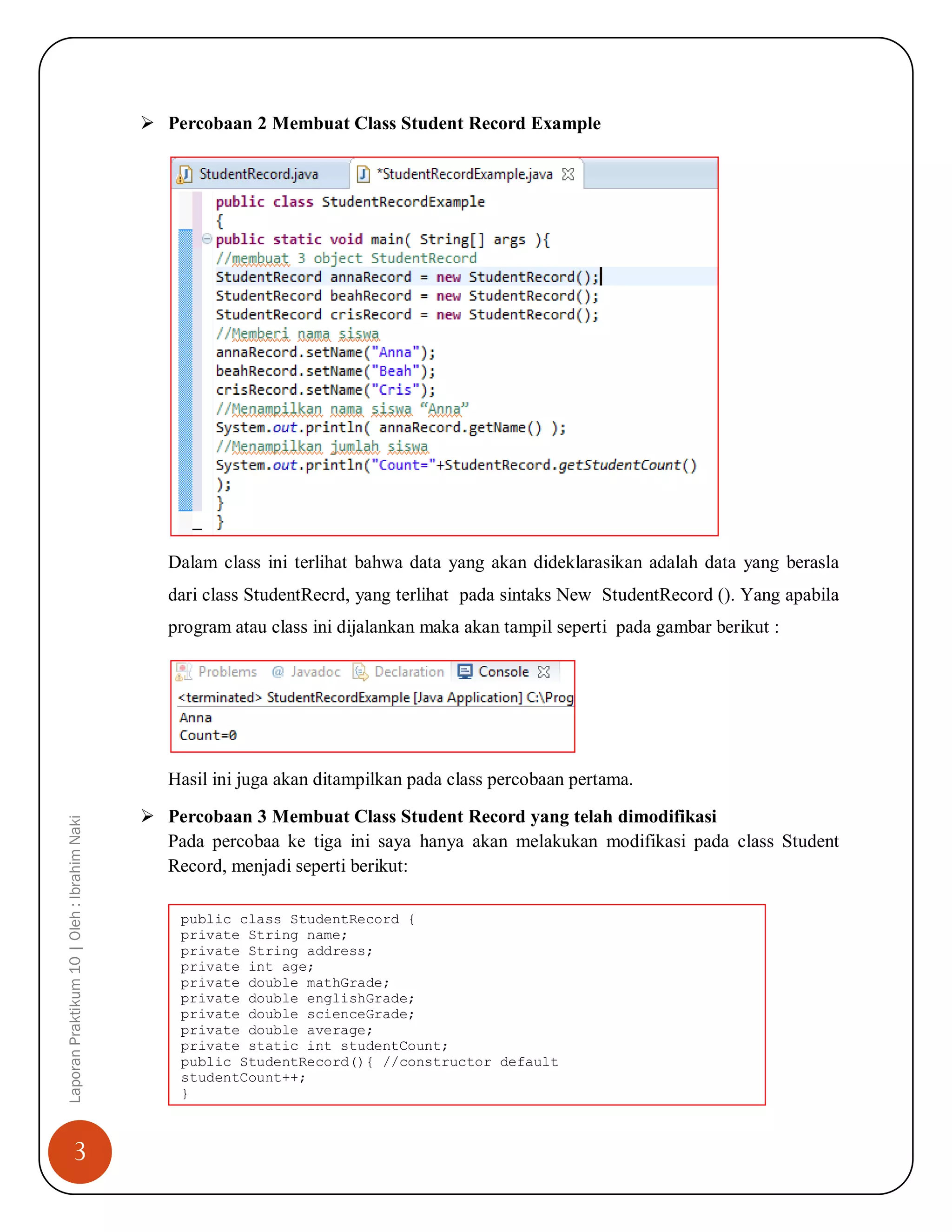 Membuat Class Sendiri | PDF