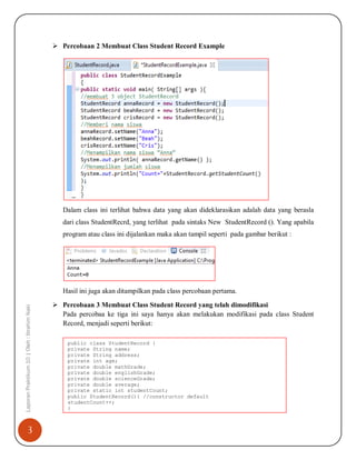Membuat Class Sendiri | PDF