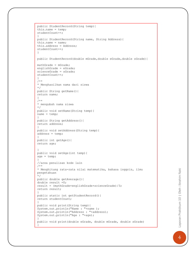 Membuat Class Sendiri | PDF