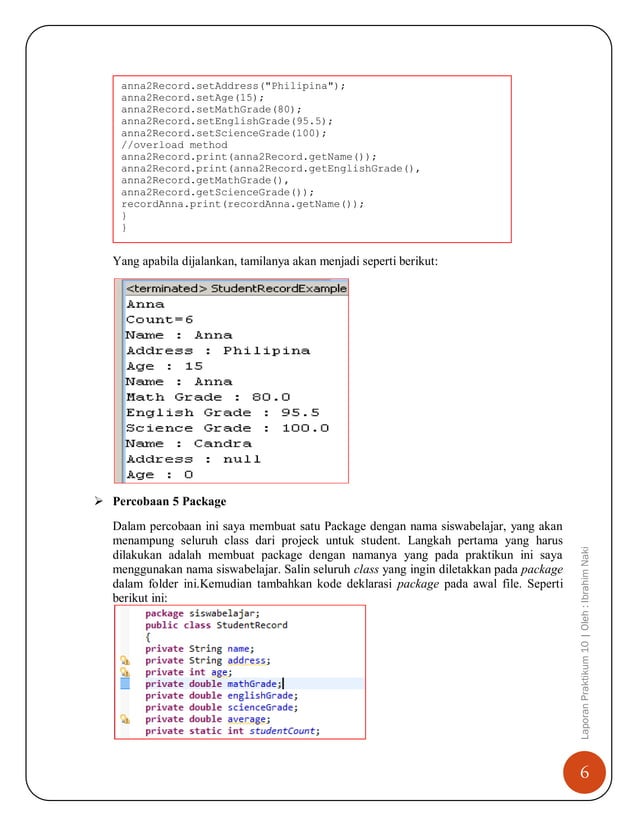 Membuat Class Sendiri | PDF