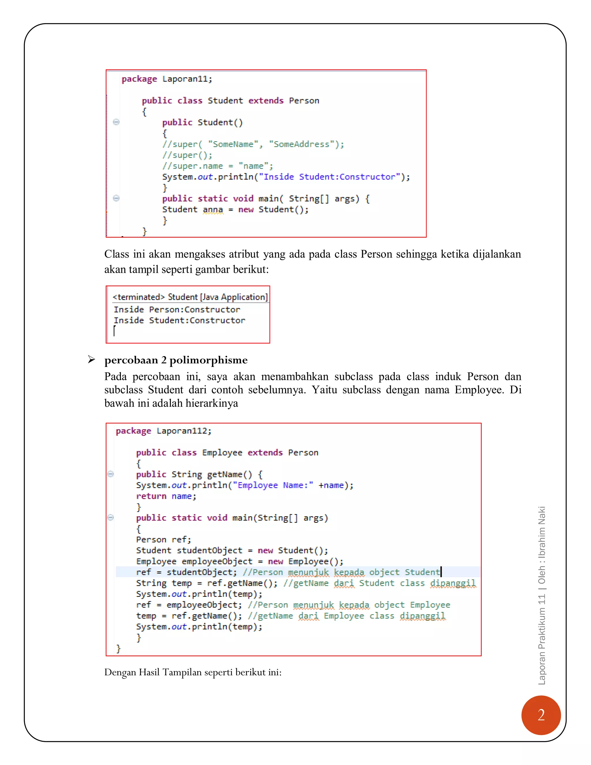 Pewarisan, Polimorfisme, dan Interface | PDF
