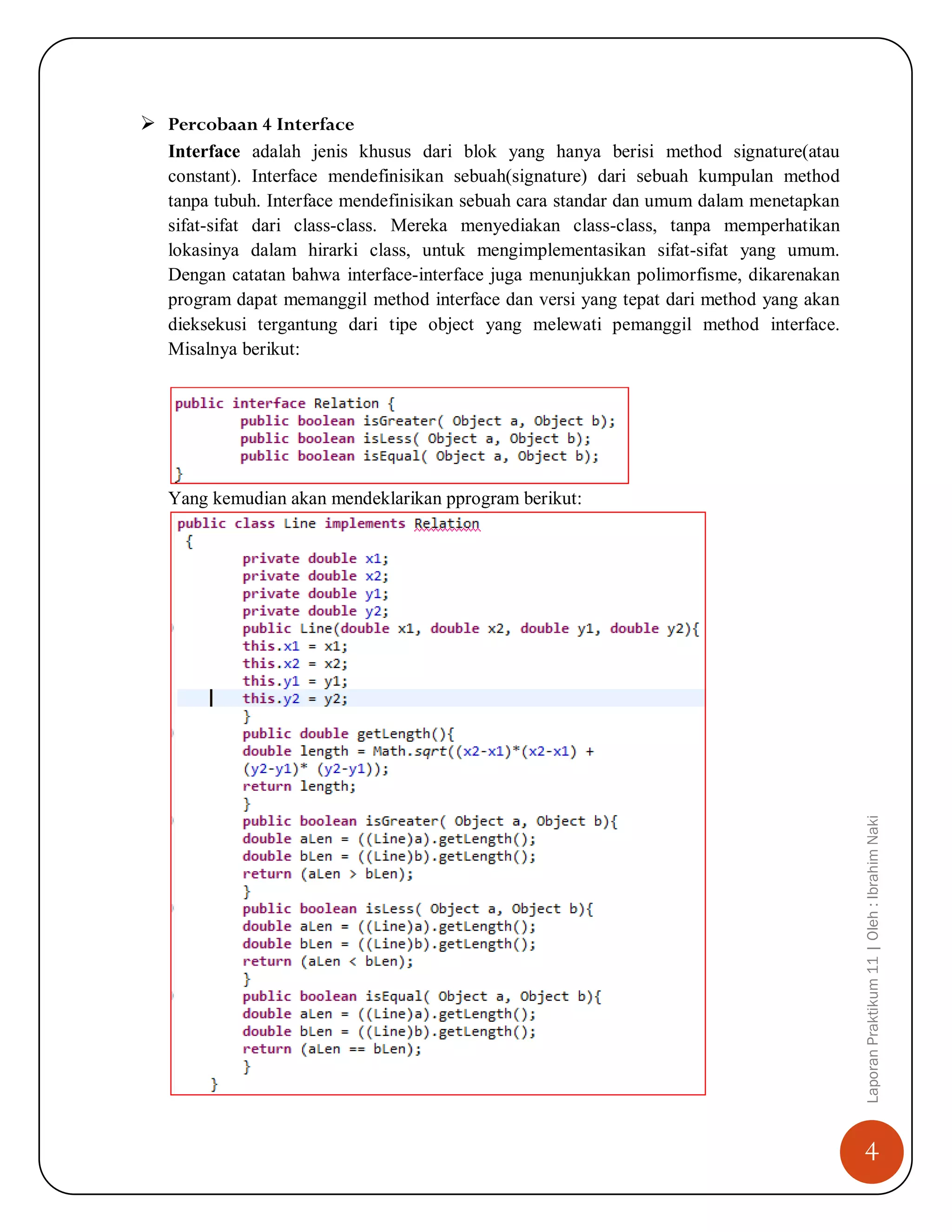 Pewarisan, Polimorfisme, dan Interface | PDF