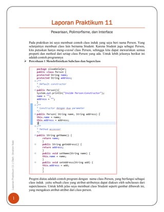 Pewarisan, Polimorfisme, dan Interface | PDF