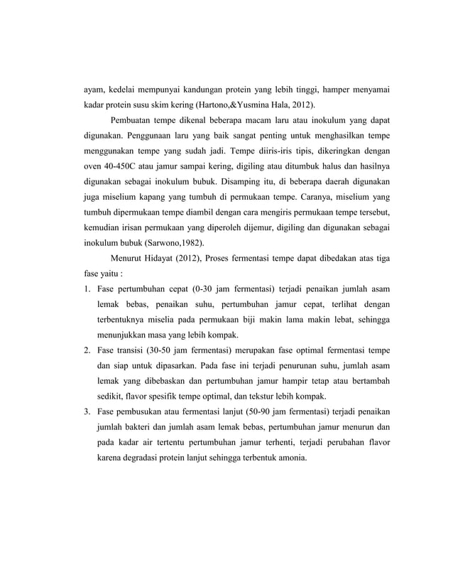 Lap3 pembuatan tempe | PDF