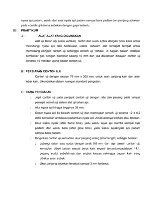 Lap 5. uji tahan api | RTF