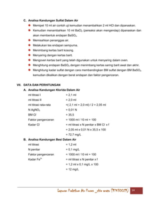 Lap air proses | DOCX