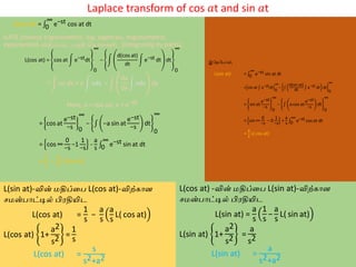 லாப்லாஸ் மாறுபாடு (Laplace Transform) | PPTX