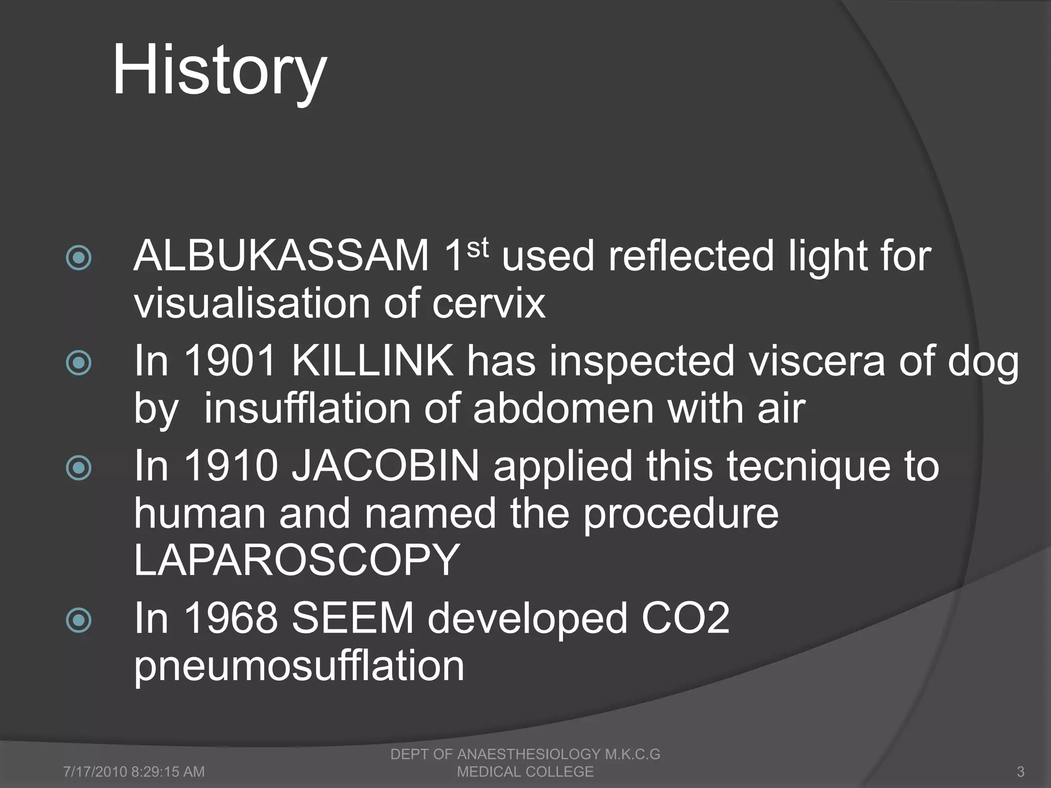 Lap anesthesia | PPSX