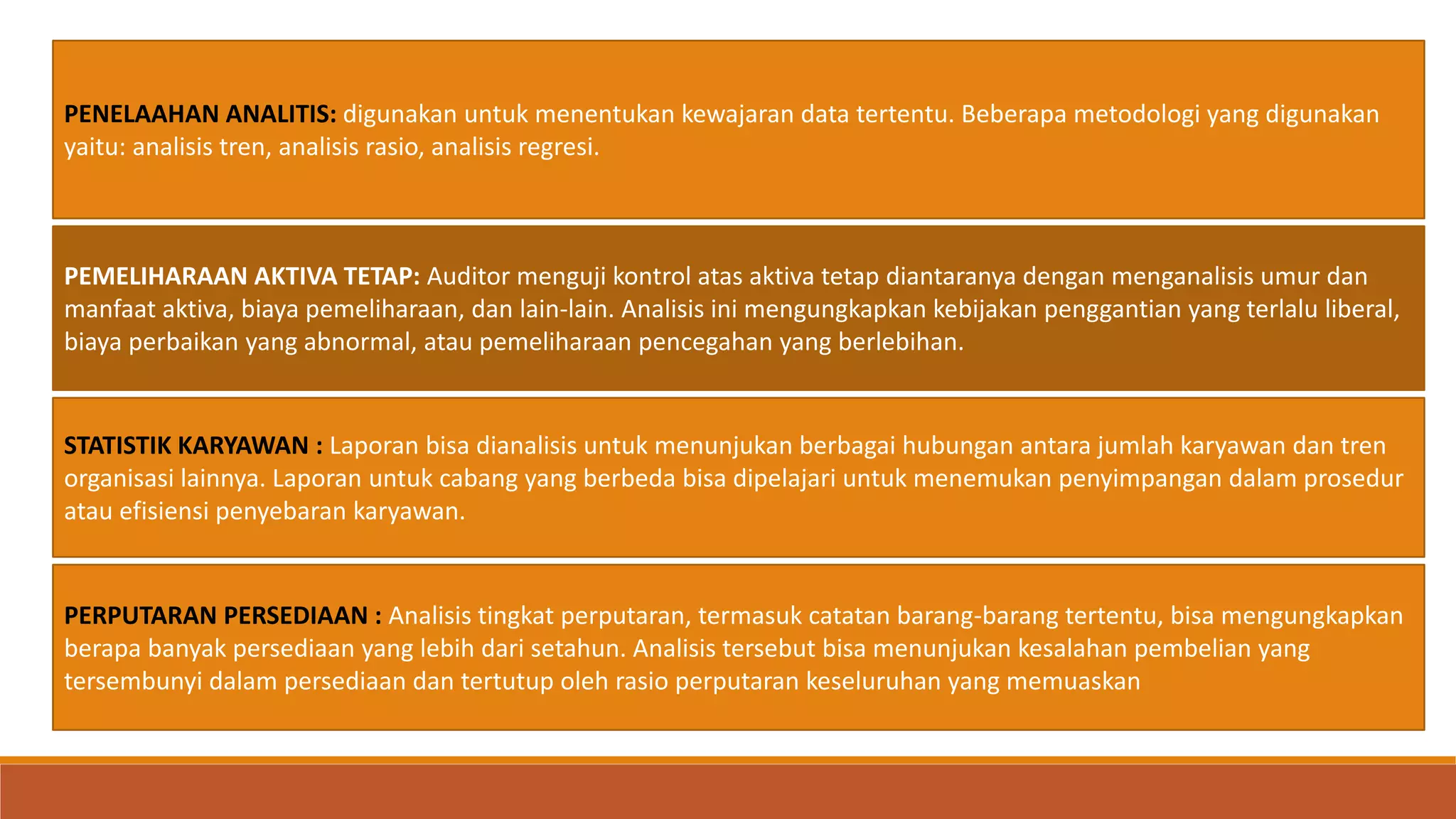 pekerjaan lapangan ii audit internal | PPTX